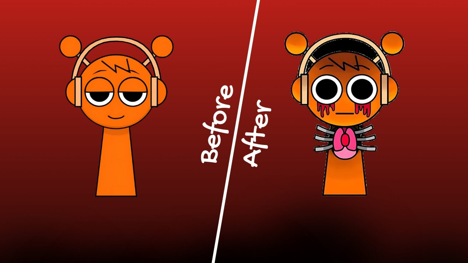 What happened to Sprunki characters in Horror mode?