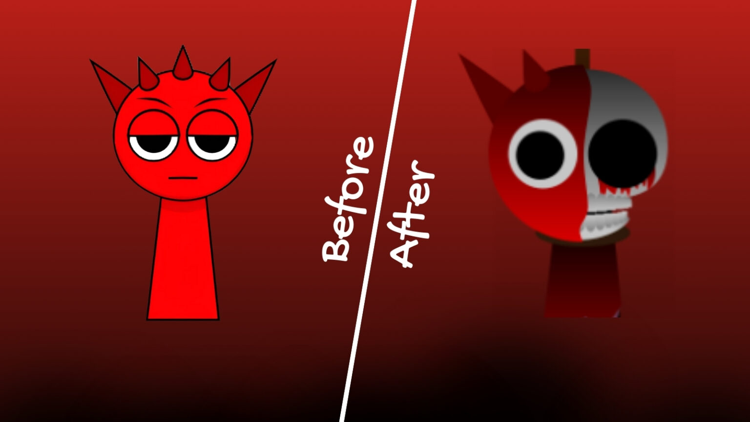 What happened to Sprunki characters in Horror mode?