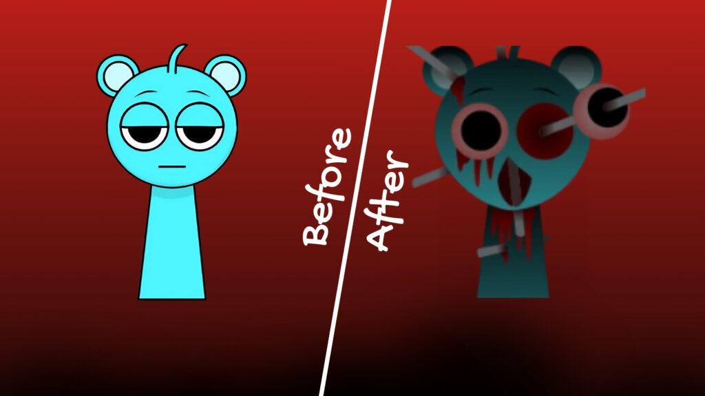 What happened to Sprunki characters in Horror mode?