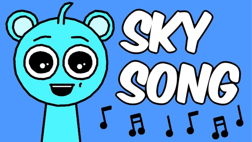 Who is Sky in Sprunki, and how old is he?