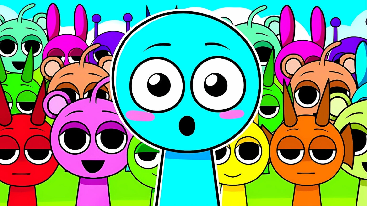 Who is Sky in Sprunki, and how old is he?