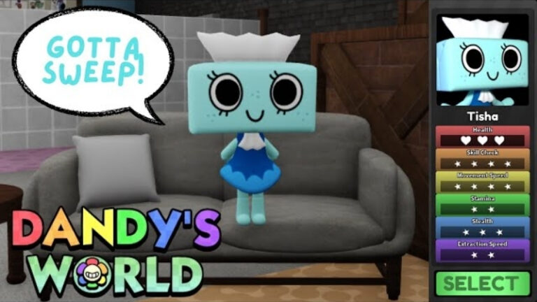 Tisha – Dandy’s World Wiki – AntGames Guide