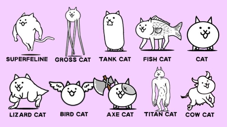 All Cats – Battle Cats Wiki – AntGames Guide